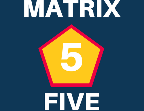 Matrix Five: Priority Time Management Planner and Grid