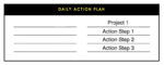 Daily Action Plan Template: The Easy Way To Get Things Done