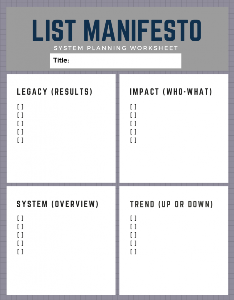 The LIST Worksheet