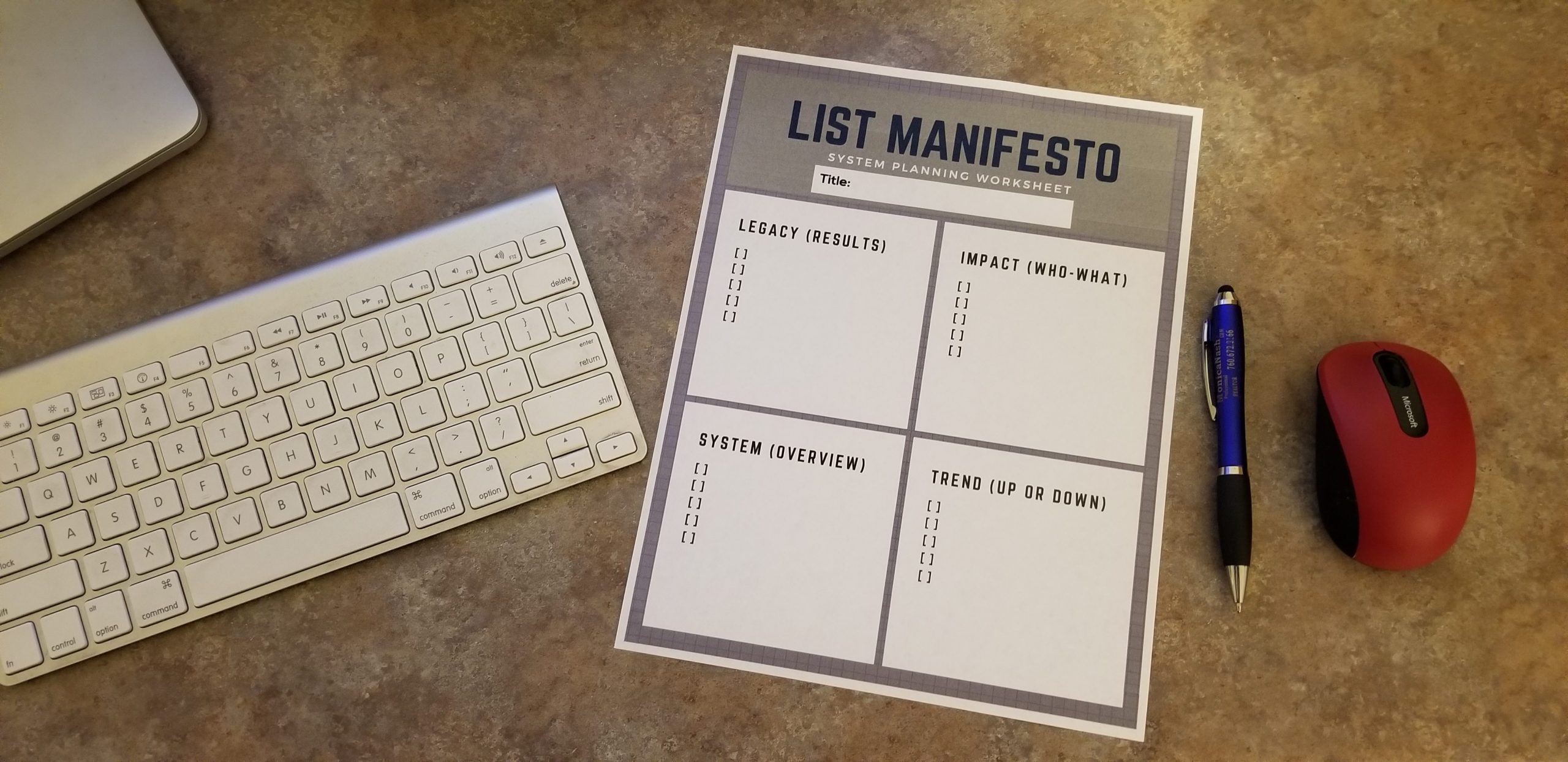 The LIST Worksheet